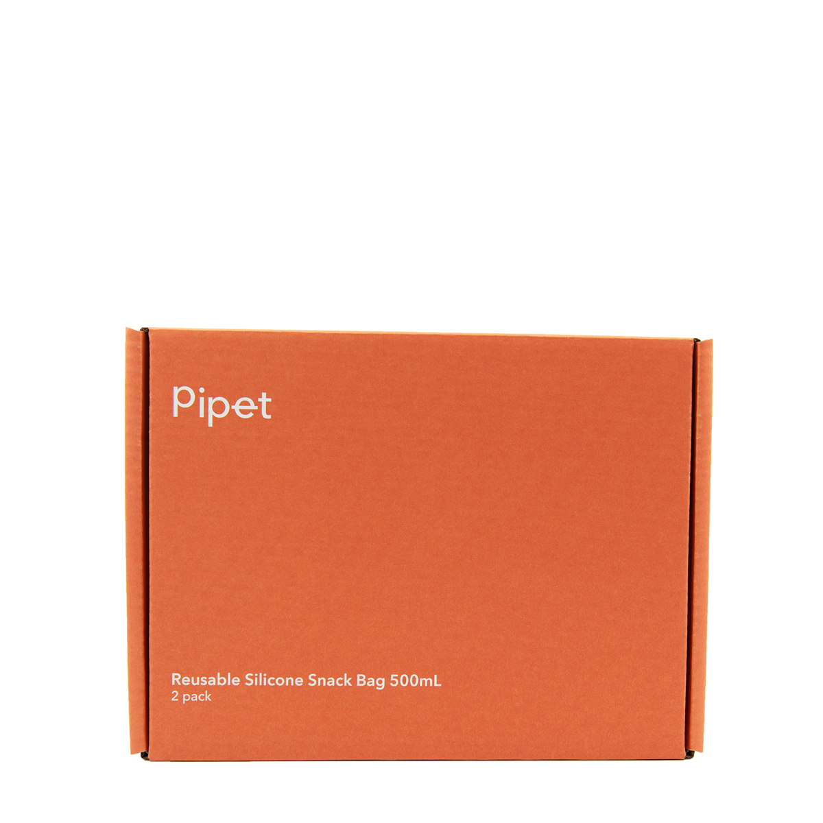 Reusable Silicone Snack Bag 500mL 2pk – Pipet