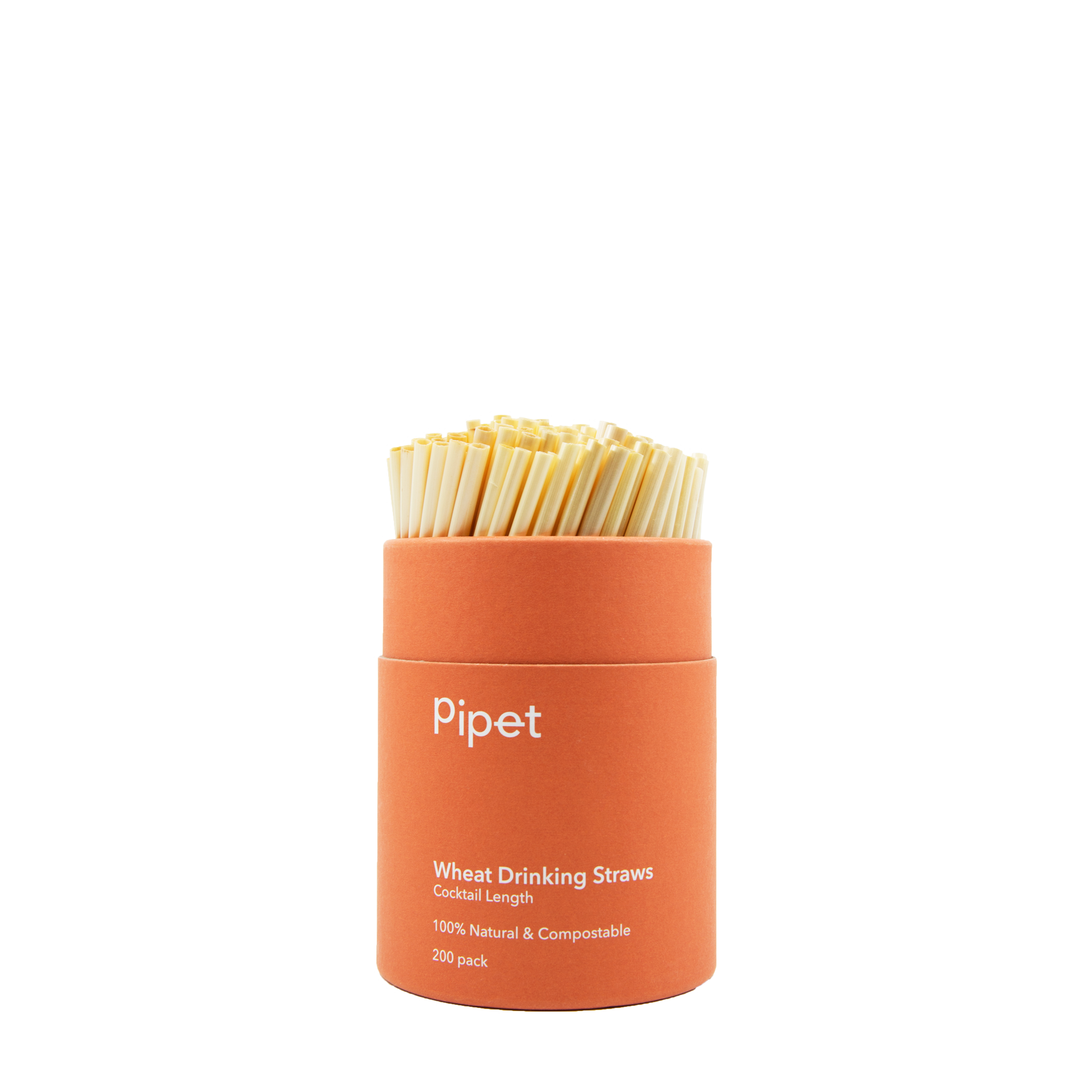 Wheat Drinking Straws Cocktail Length 200pk – Pipet